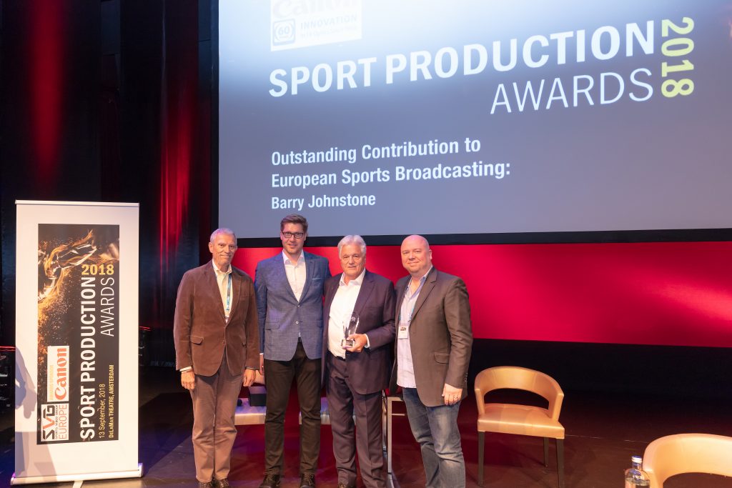 SVG Europe celebrates winners of Sport Production Awards 2018