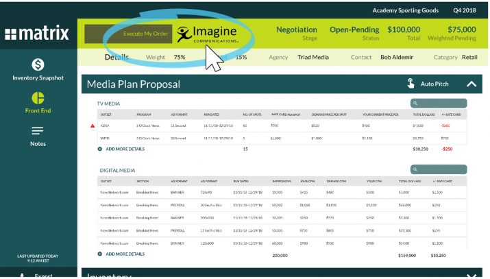 IBC 2018: Matrix Solutions, Imagine Communications demo end-to-end ad ...