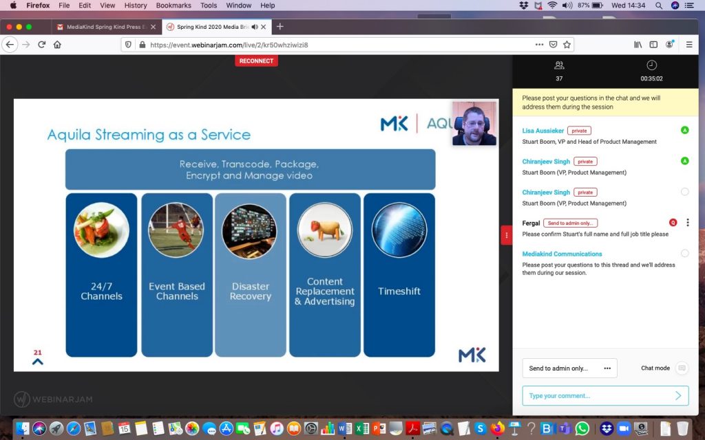 Mediakind launches Aquila Streaming As A Service on Google Cloud