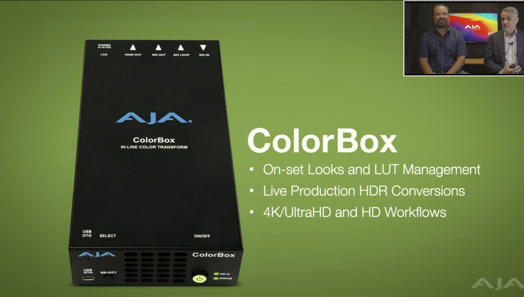 AJA unveils ColorBox