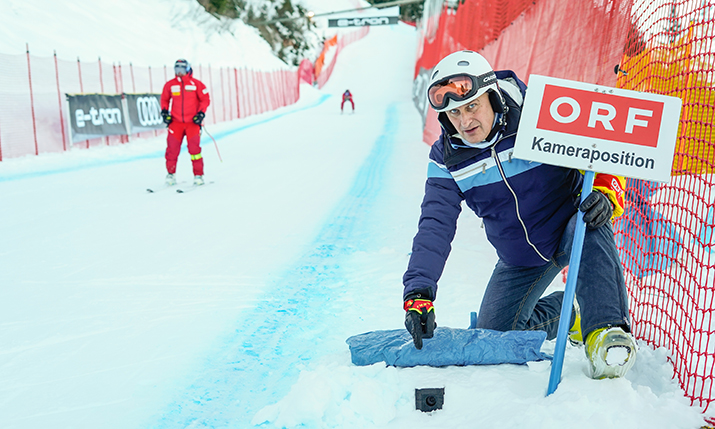 ORF takes skiing close to the edge at the 83rd Kitzbühel Hahnenkamm Races