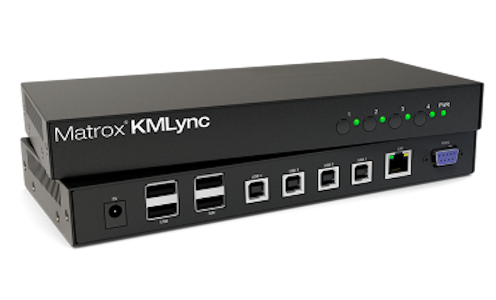 Matrox Video introduces KMLync keyboard and mouse switch
