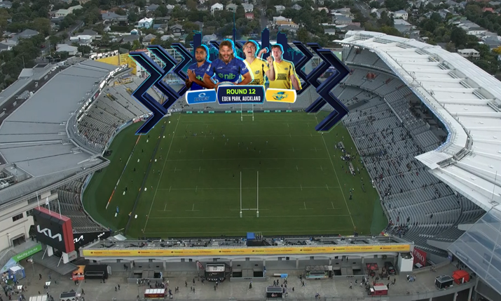 AE Live adds AR graphics to Super Rugby fixture