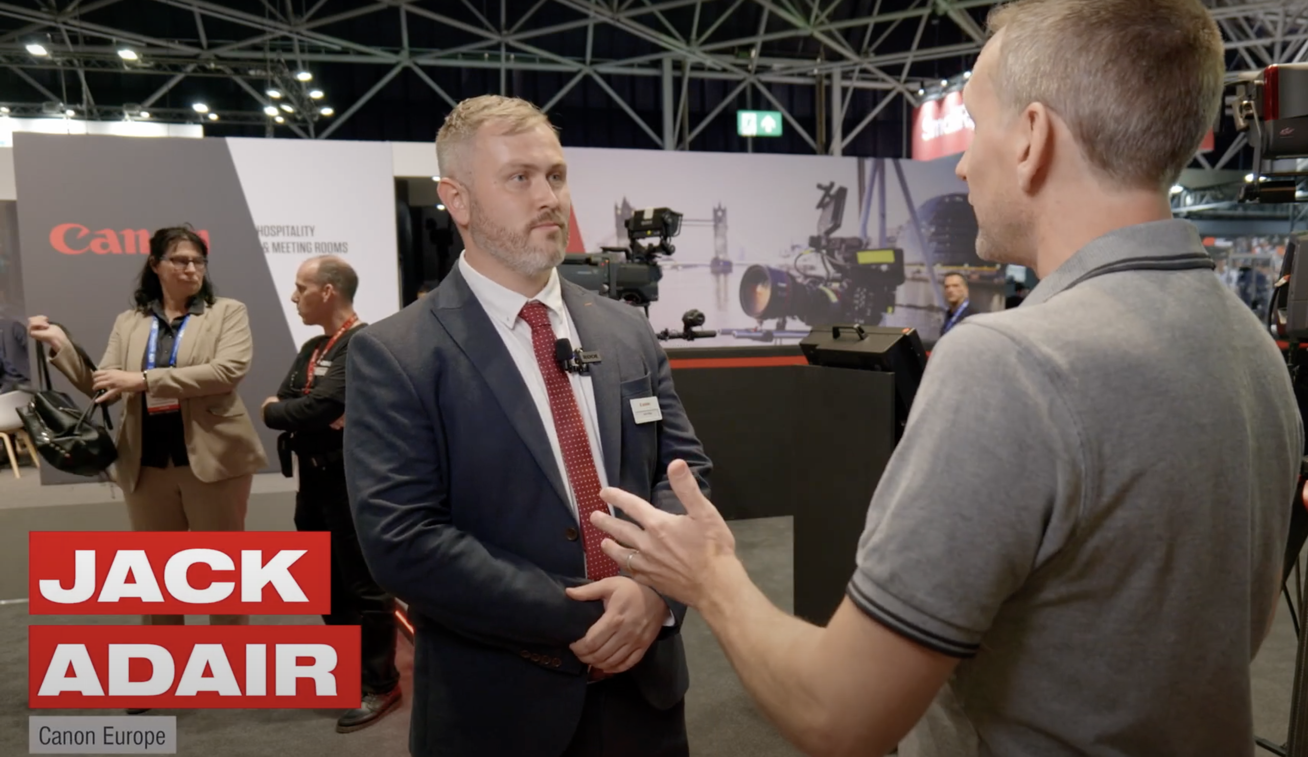 Live From IBC 2024: Canon’s Jack Adair Showcases CJ27 Lens/Driver, EOS ...