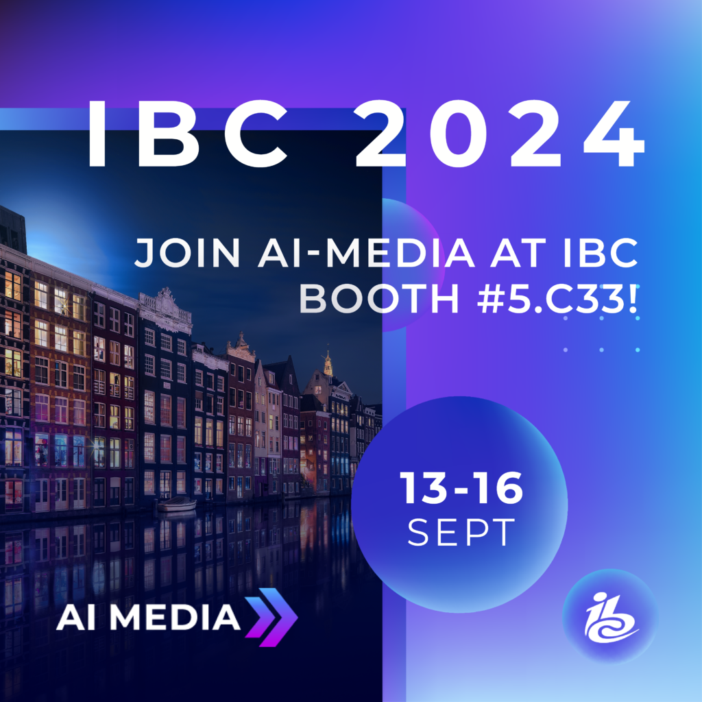 IBC 2024: AI-Media to Showcase Alta Platform Innovations