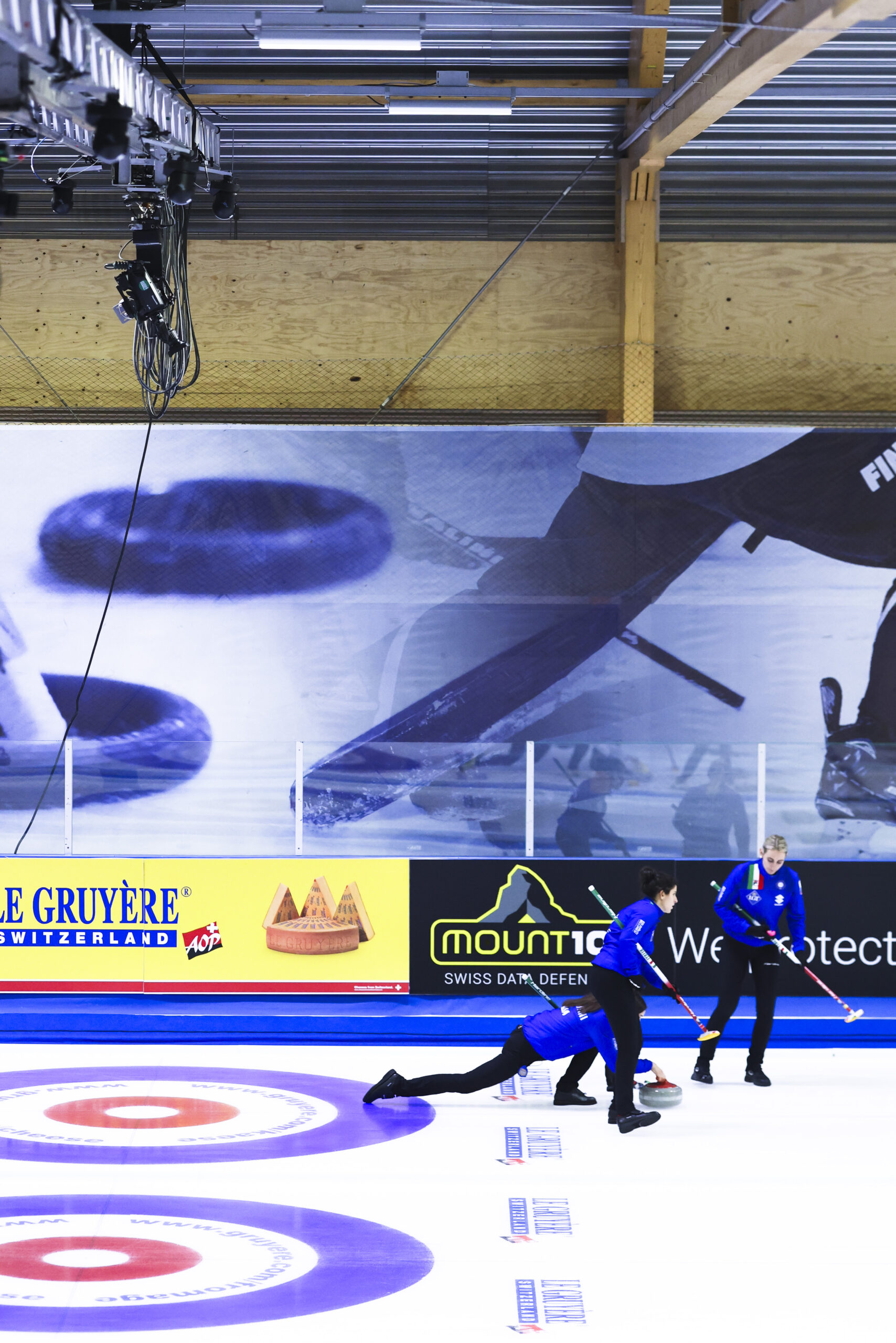 Full house: Inside production of the European Curling Championships
