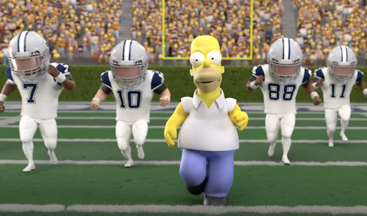 The Simpsons Funday Football alt cast – all you need to know
