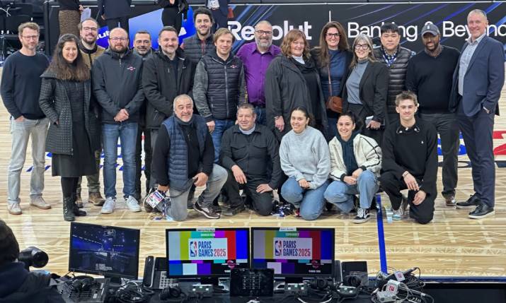 Intense detail: Bringing the NBA from Paris to the world with a ...