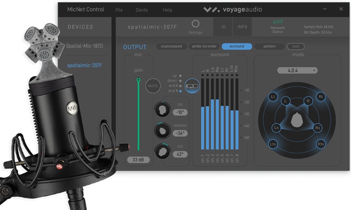 IBC2025: Voyage Audio to highlight Spatial Mic Dante