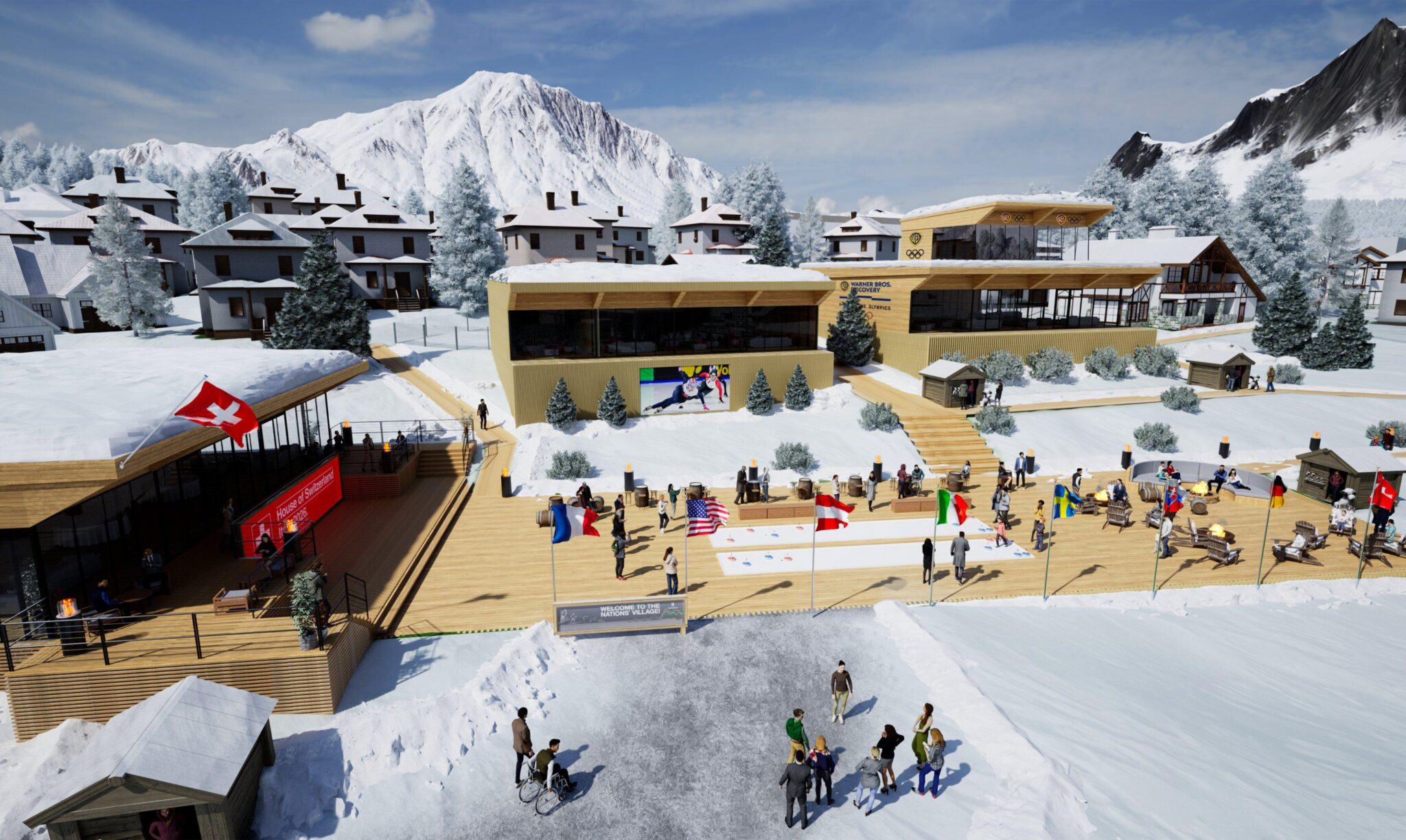 Warner Bros. Discovery unveils Winter Olympics studio and confirms ...